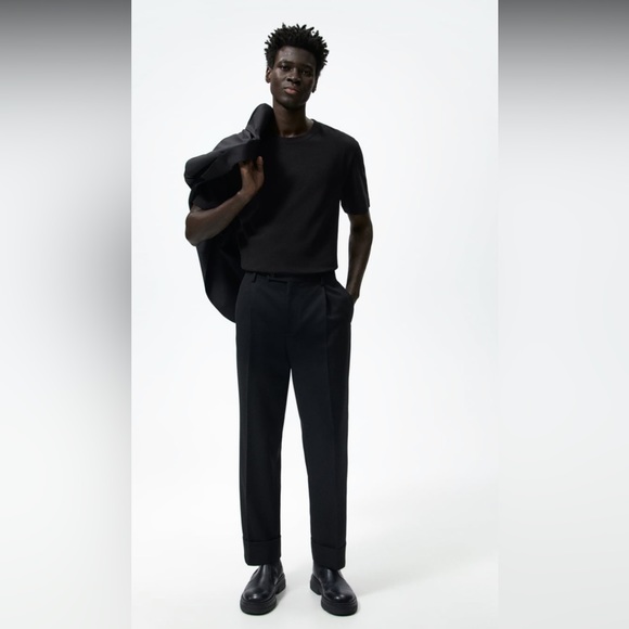 Zara | Pants | Zara Pleated Pants | Poshmark